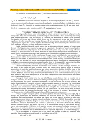 Entropy: A Join between Science and Mind-Society | PDF