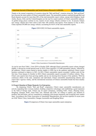 ANALYSIS OF SAIC’S TRANSNATIONAL MARKETING STRATEGY UNDER THE ...