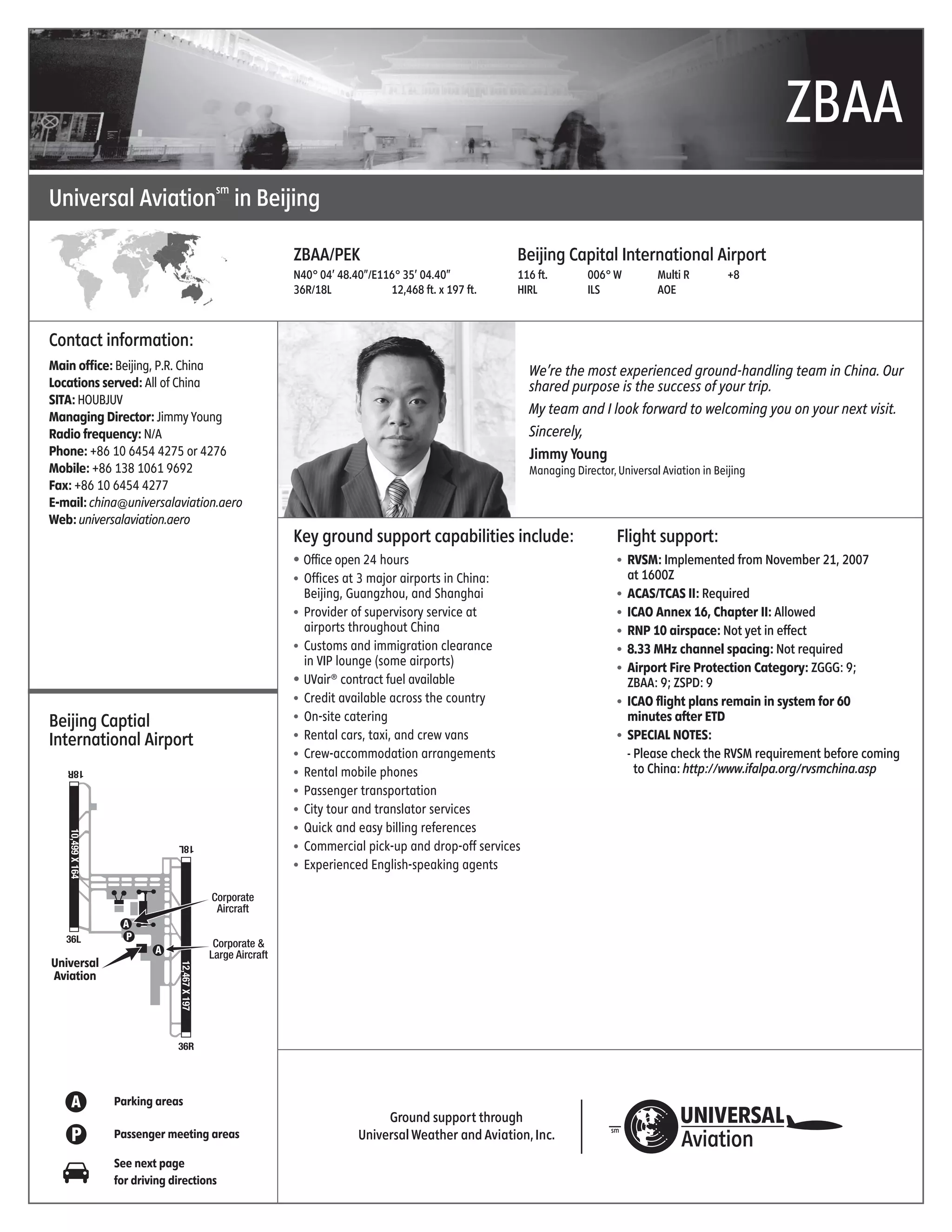 ZBAA Ground Handling Agent Beijing Capital International Airport, China ...