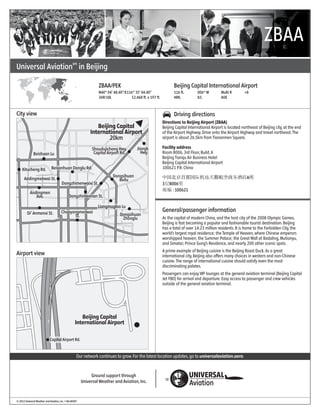 ZBAA Ground Handling Agent Beijing Capital International Airport, China ...