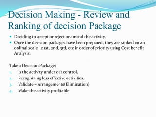 Zero Based Budgeting | PPTX