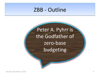 Zbb zero based budget in Indian Railways | PPT