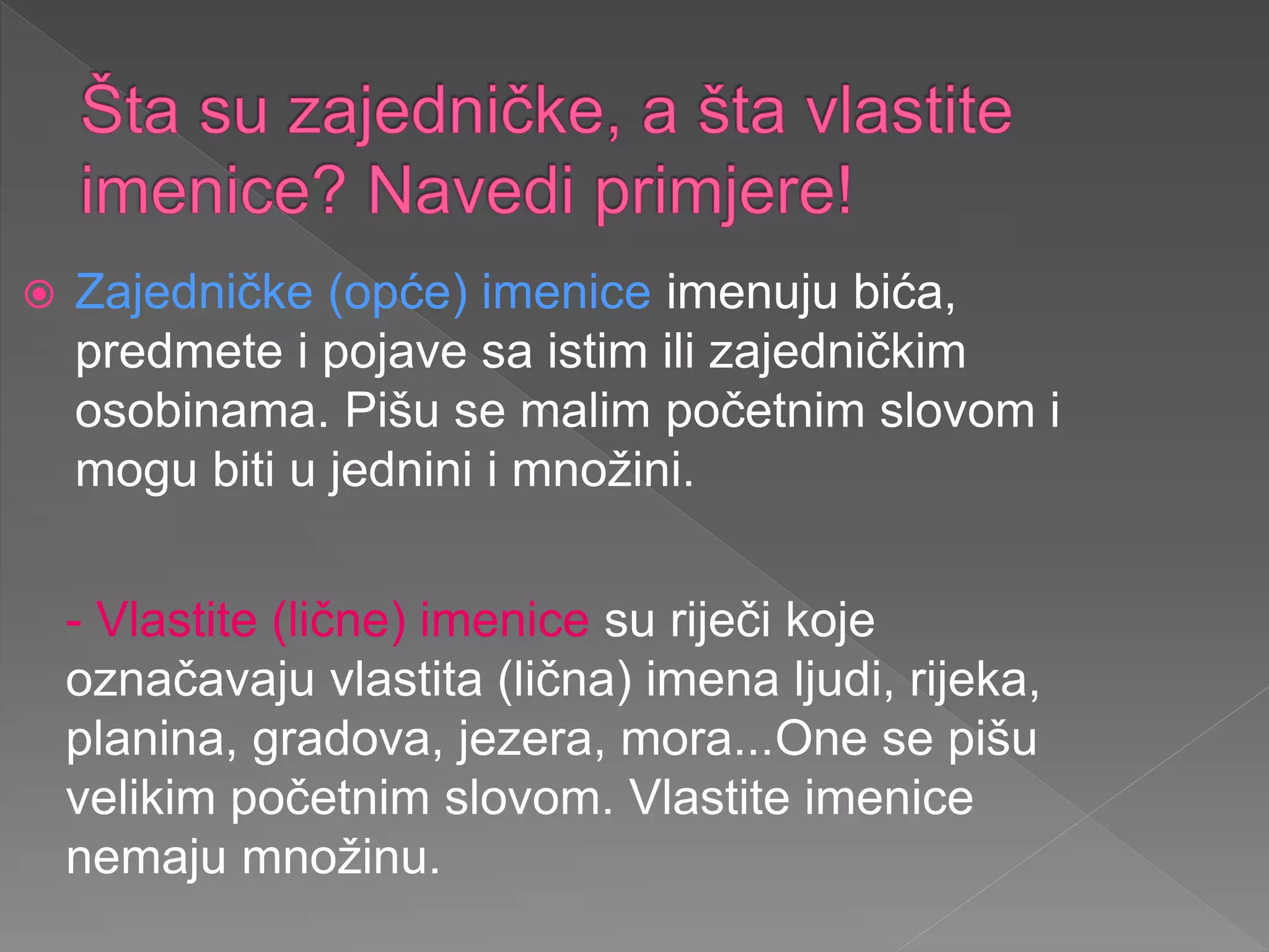 Zbirne imenice | PPT