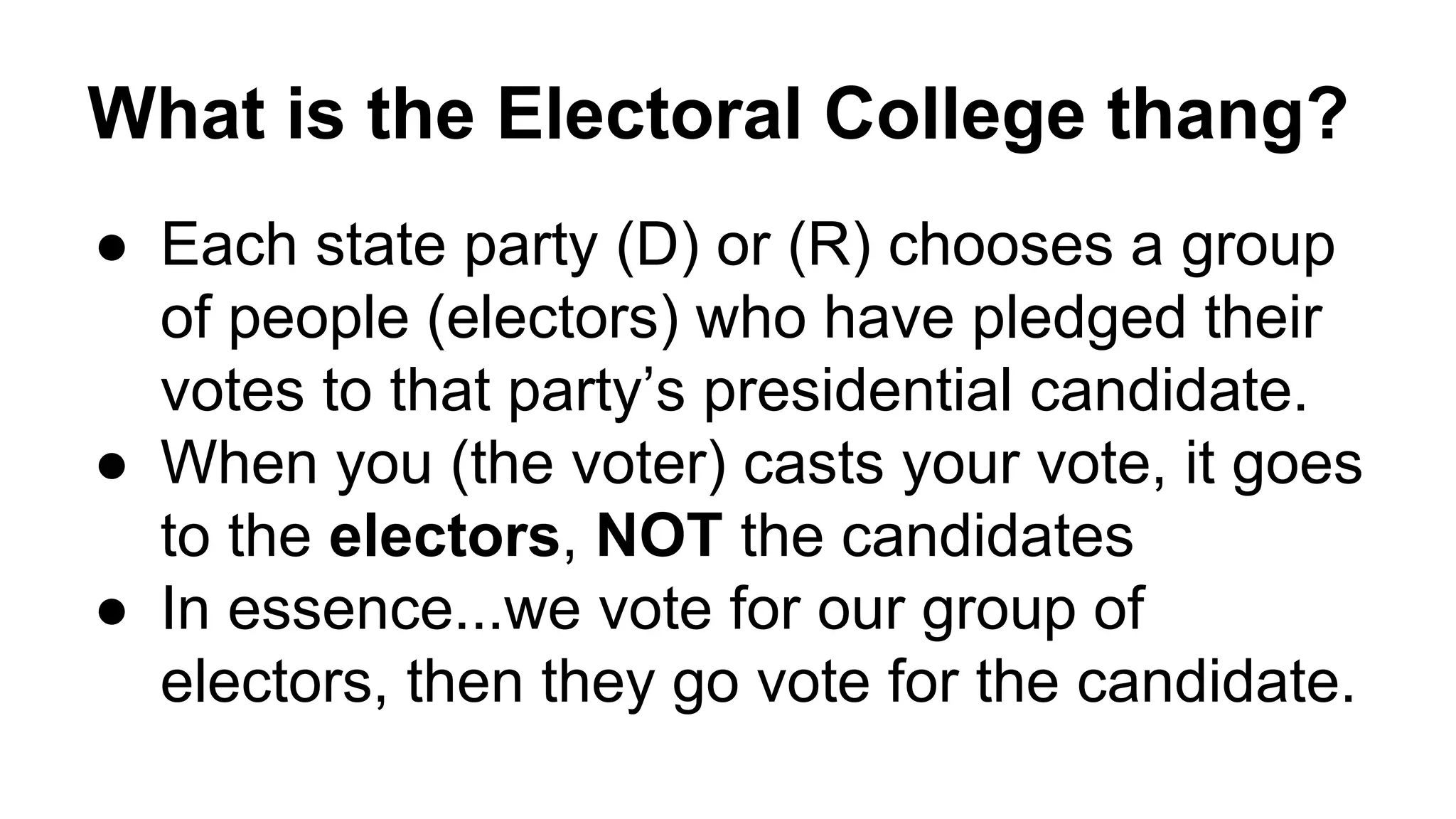 Electoral college | PPT