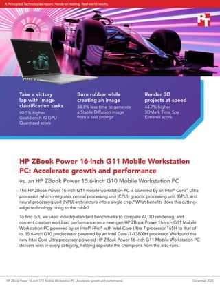 HP ZBook Power 16-inch G11 Mobile Workstation PC: Accelerate growth and ...