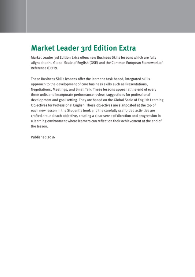 intermediate market leader | PDF | Business Administration | Business