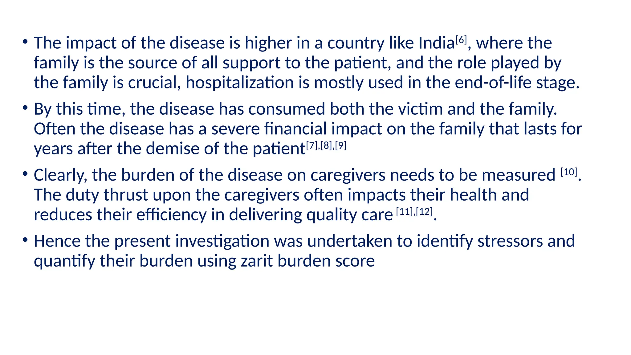 Caregiver burden assessment using zarit burden | PPTX