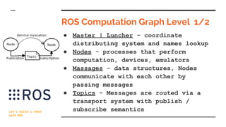 Let's build a robot with ROS - Internet of Things, Hardware & Robotics meetup #1 Poznań | PDF ...