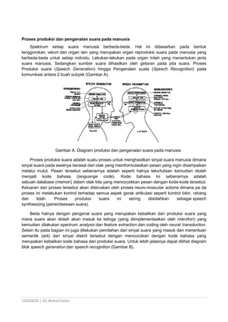 Speech Recognition / Pengenalan Suara | PDF