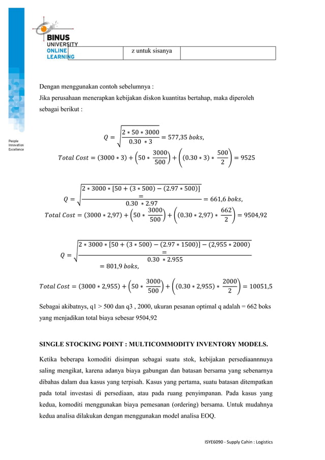 LN6 - Inventory Management Problem | PDF