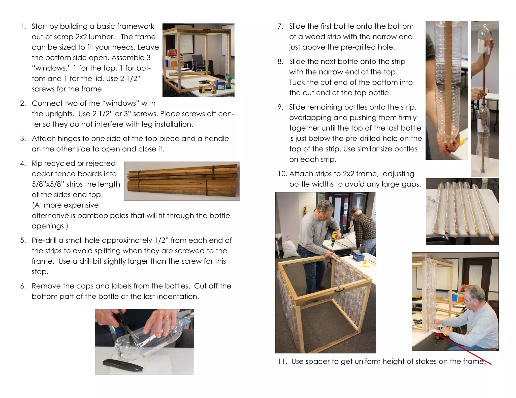 Plastic Bottle Cold Frame Winter Gardening System | PDF