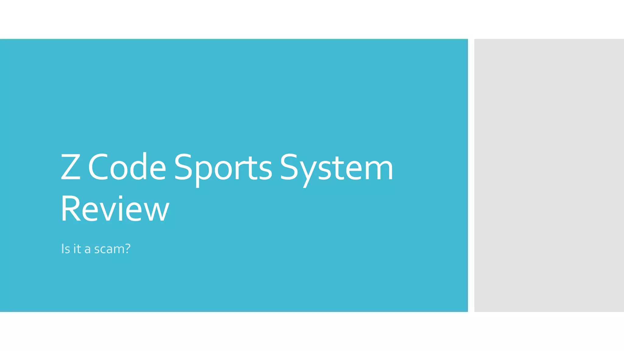 Z code sports betting | PPT