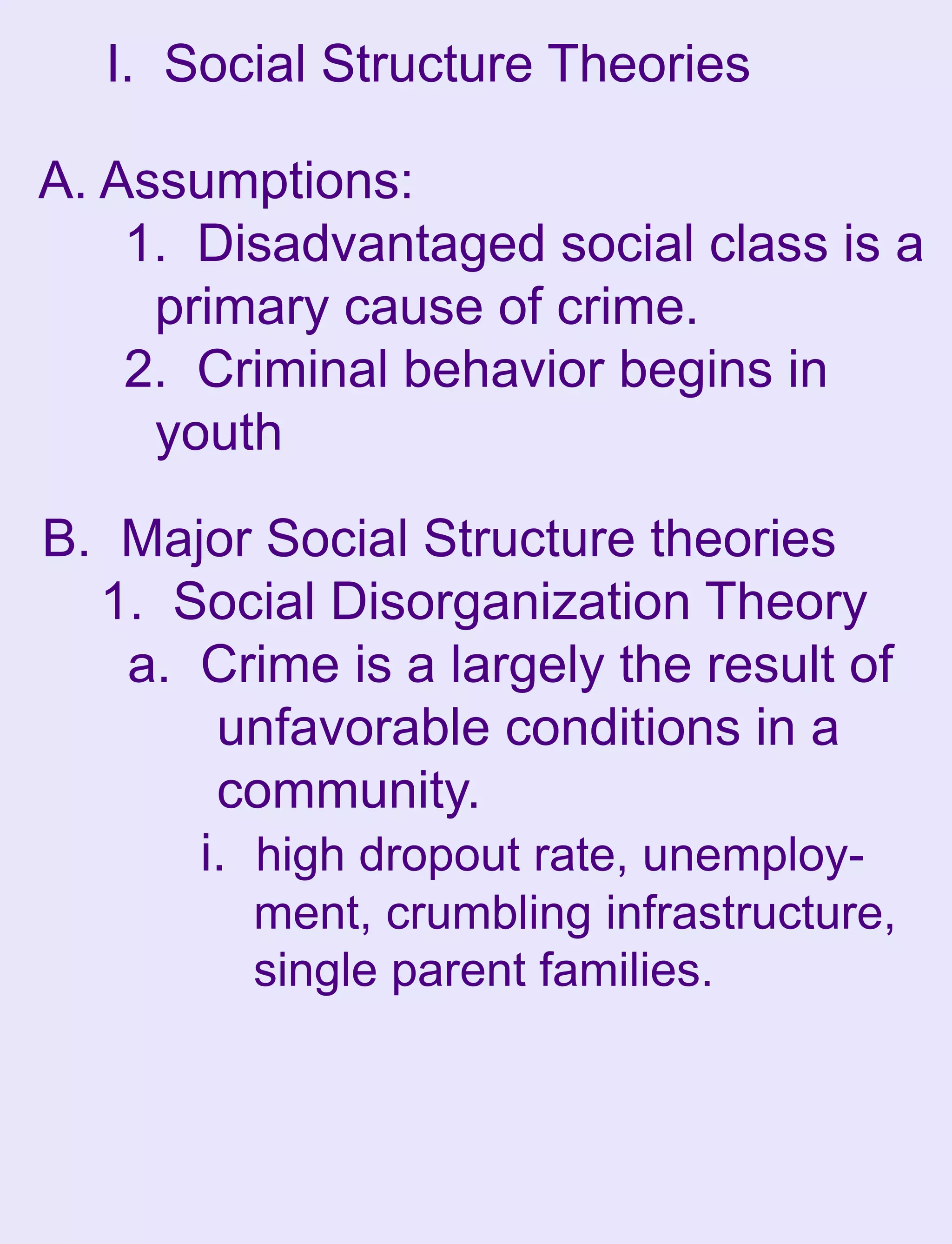 Social Theories of Crime | PDF