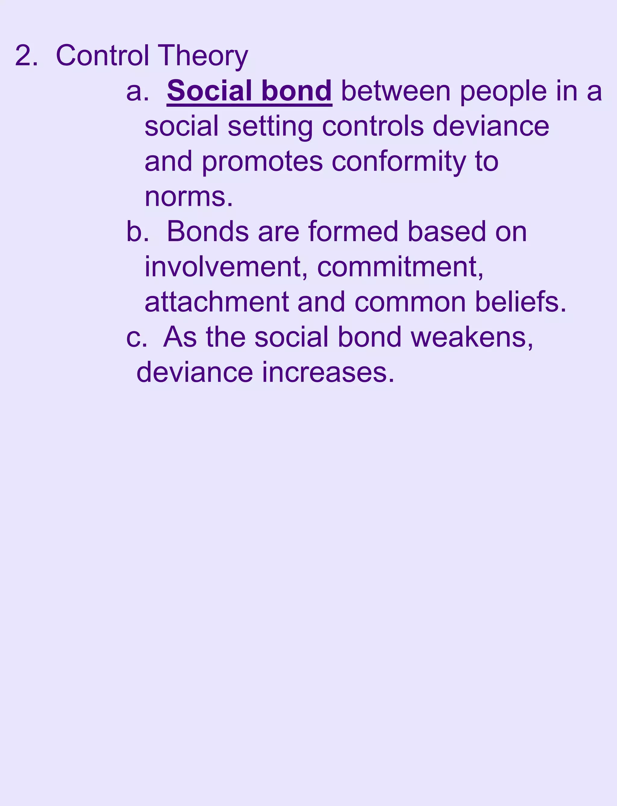 Social Theories of Crime | PDF