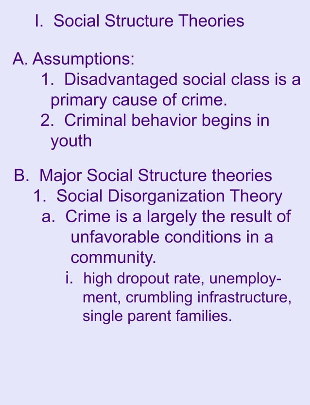 Social Theories of Crime | PDF