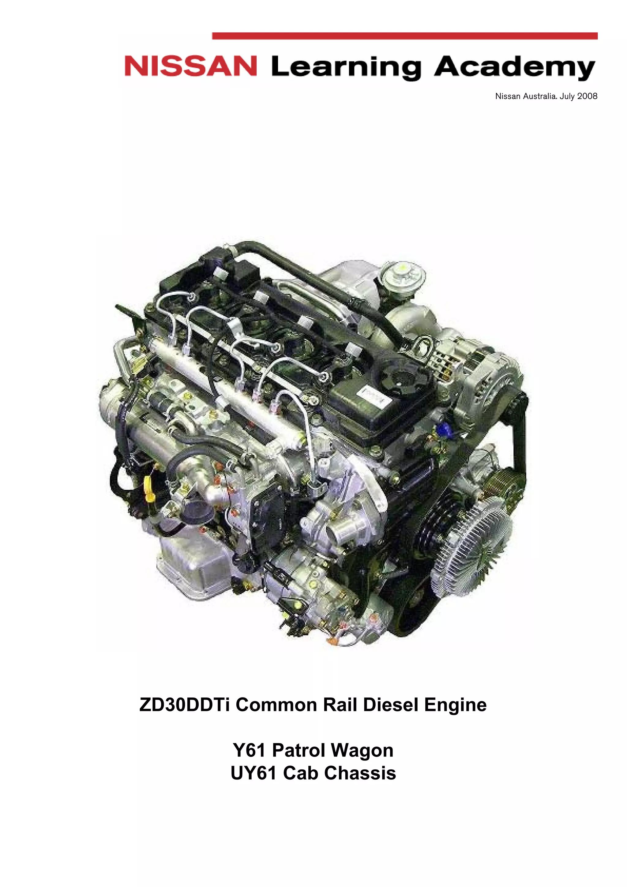 Manual engine ZD30 nissan | PDF