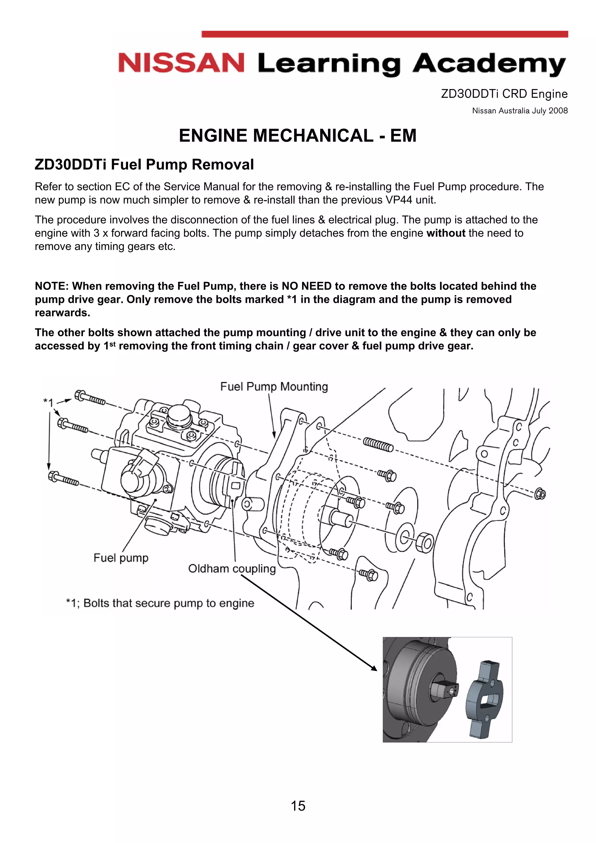 Manual engine ZD30 nissan | PDF