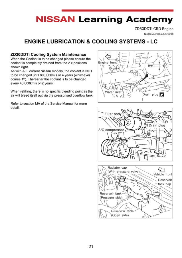 Manual engine ZD30 nissan | PDF | Automotive Industry | Industries