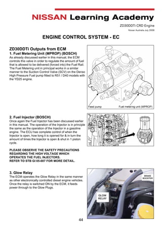 Manual engine ZD30 nissan | PDF