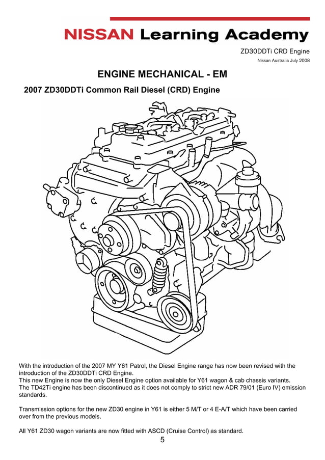 Manual engine ZD30 nissan | PDF | Automotive Industry | Industries