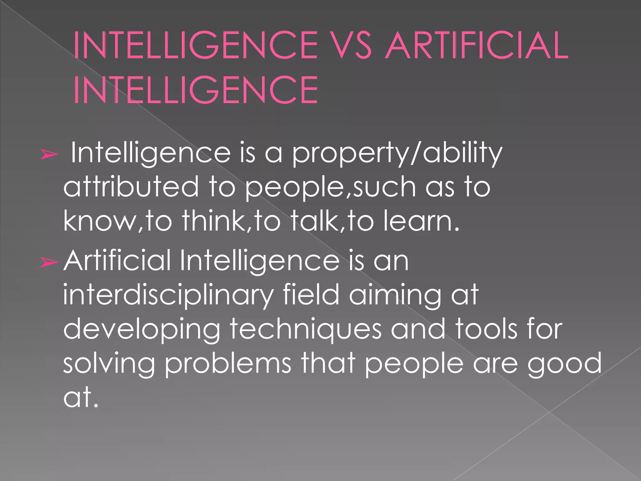 Artificial intelligence | PPTX