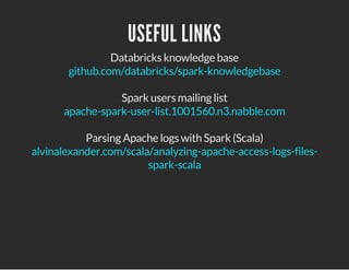 Heuritech: Apache Spark REX | PPT