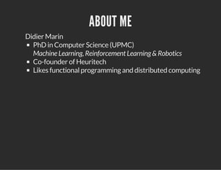 Heuritech: Apache Spark REX | PPT | Free Download