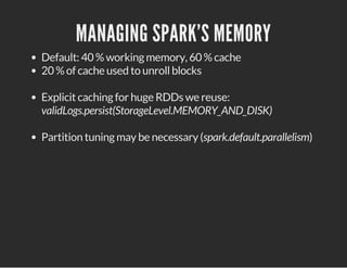 Apache Spark REX Heuritech for La Poste | PPT