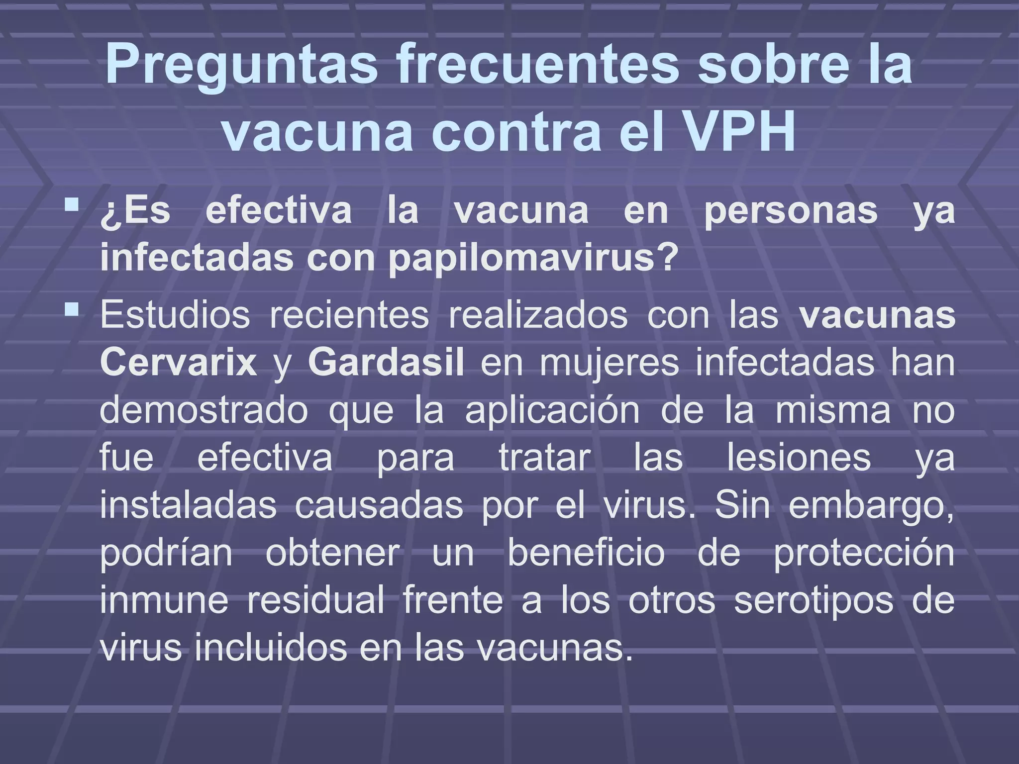 Virus del Papiloma Humano (VPH) | PPT