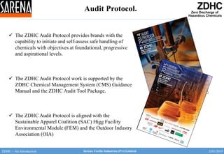 ZDHC - An Overview at Sarena Textile Industries | PPTX