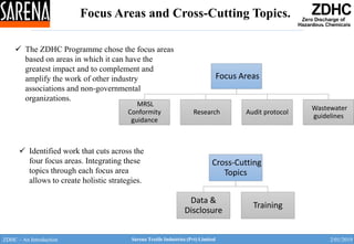 ZDHC - An Overview at Sarena Textile Industries | PPTX