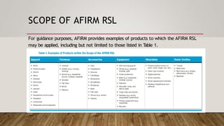 ZDHC MRSL & AFIRM RSL Training Manual.pptx