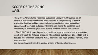ZDHC MRSL & AFIRM RSL Training Manual.pptx