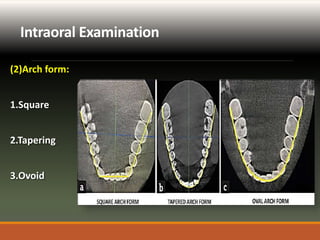 History and Examination of Prosthodontic Patient | PPTX