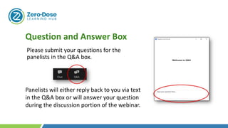 ZERO-DOSE LEARNING HUB STRATEGIES WEBINAR | PDF