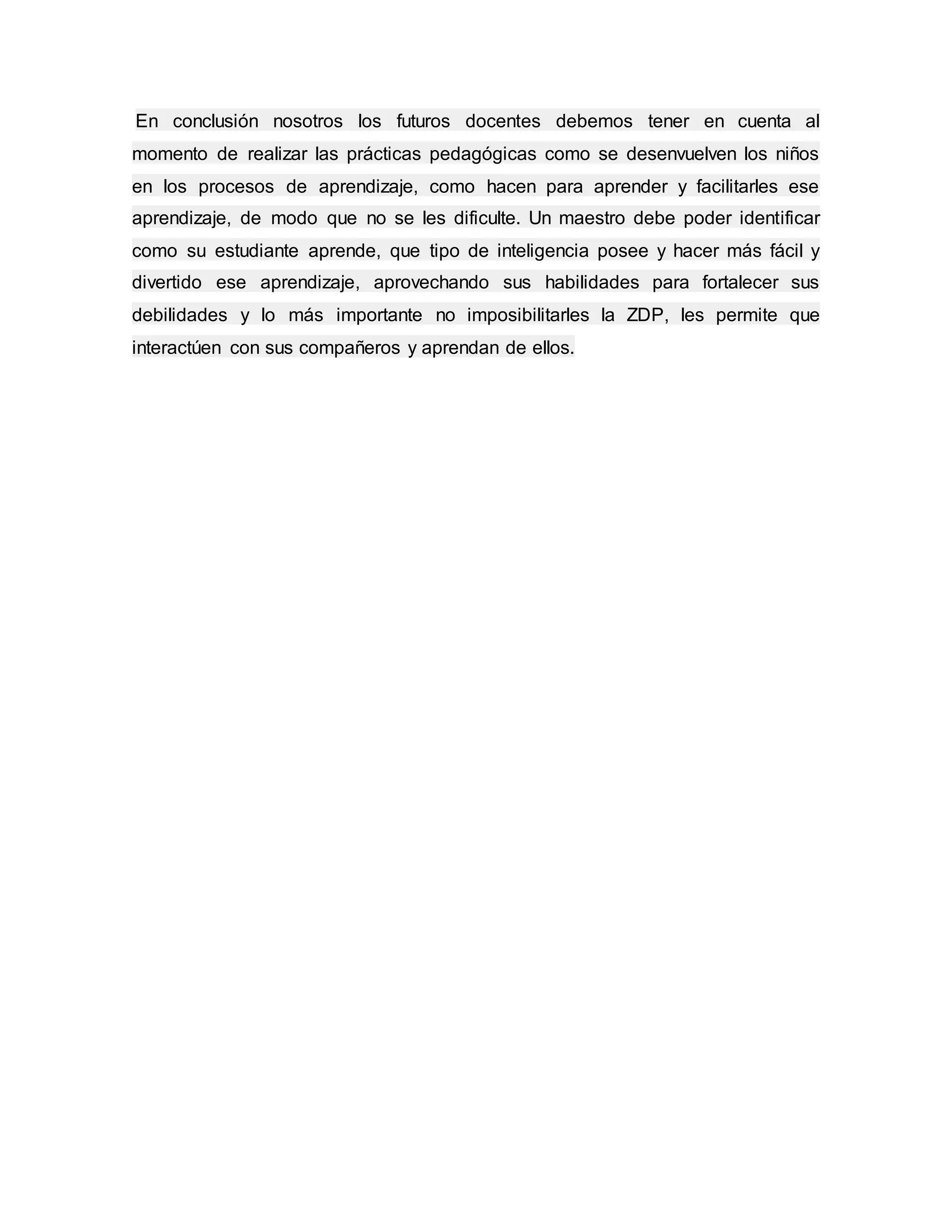 La Zona De Desarrollo Proximo Pdf