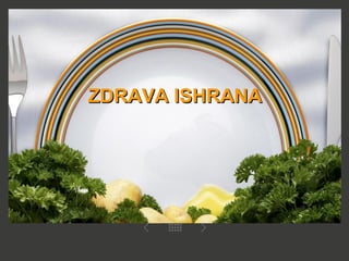 Vaznost Zdrave Ishrane | PPT