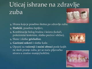 Zdravlje zuba | PPTX