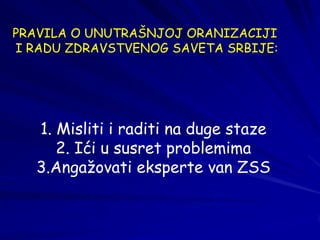 Zdravstveni savet srbije prof. dr dragan delic | PDF