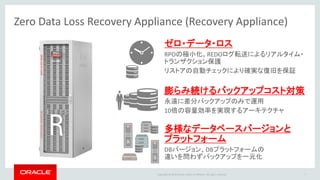 Zero Data Loss Recovery Applianceのご紹介 | PDF | Databases | Computer ...
