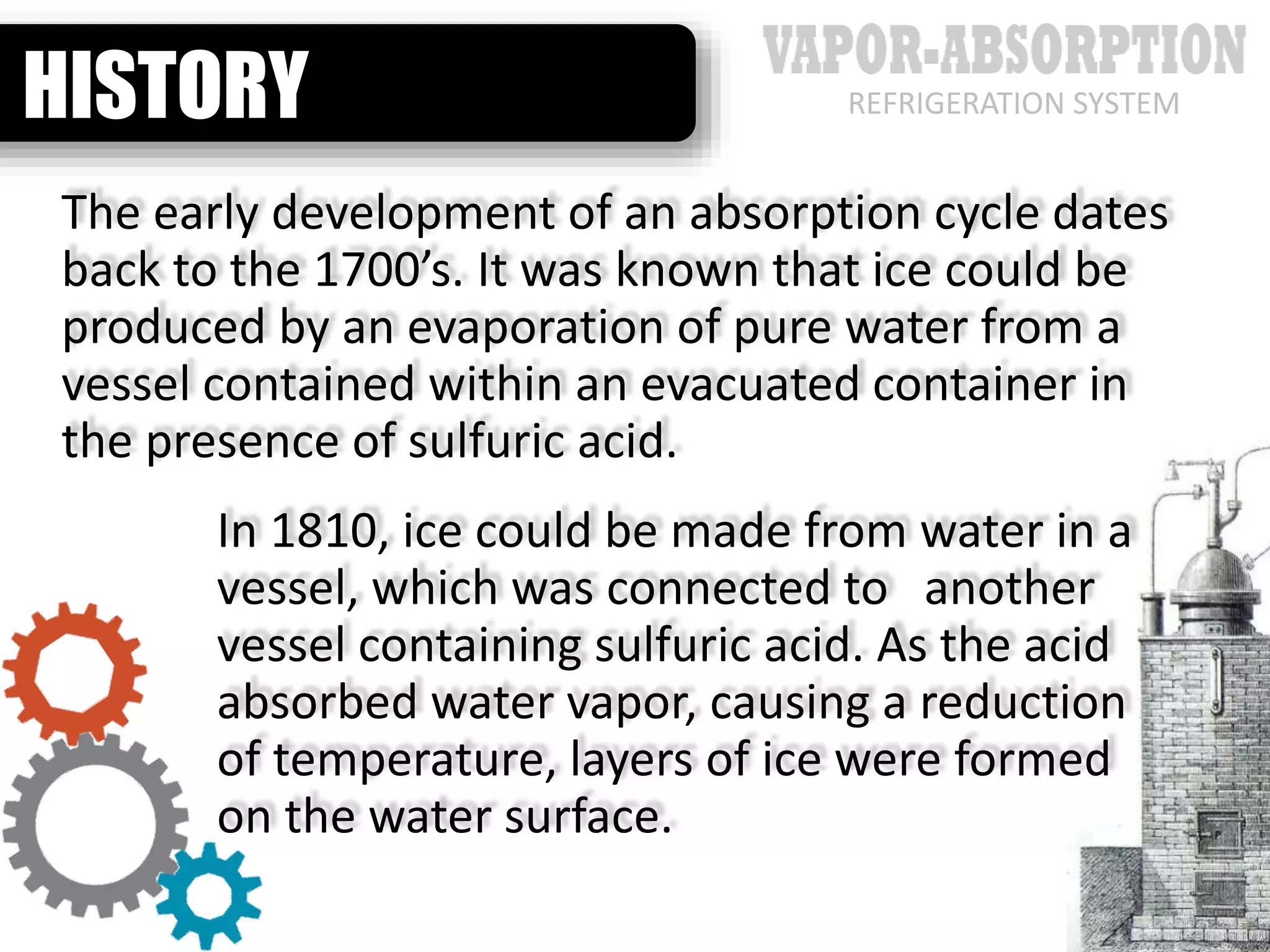 Intro to Vapor Absorption Refrigeration System | PPTX