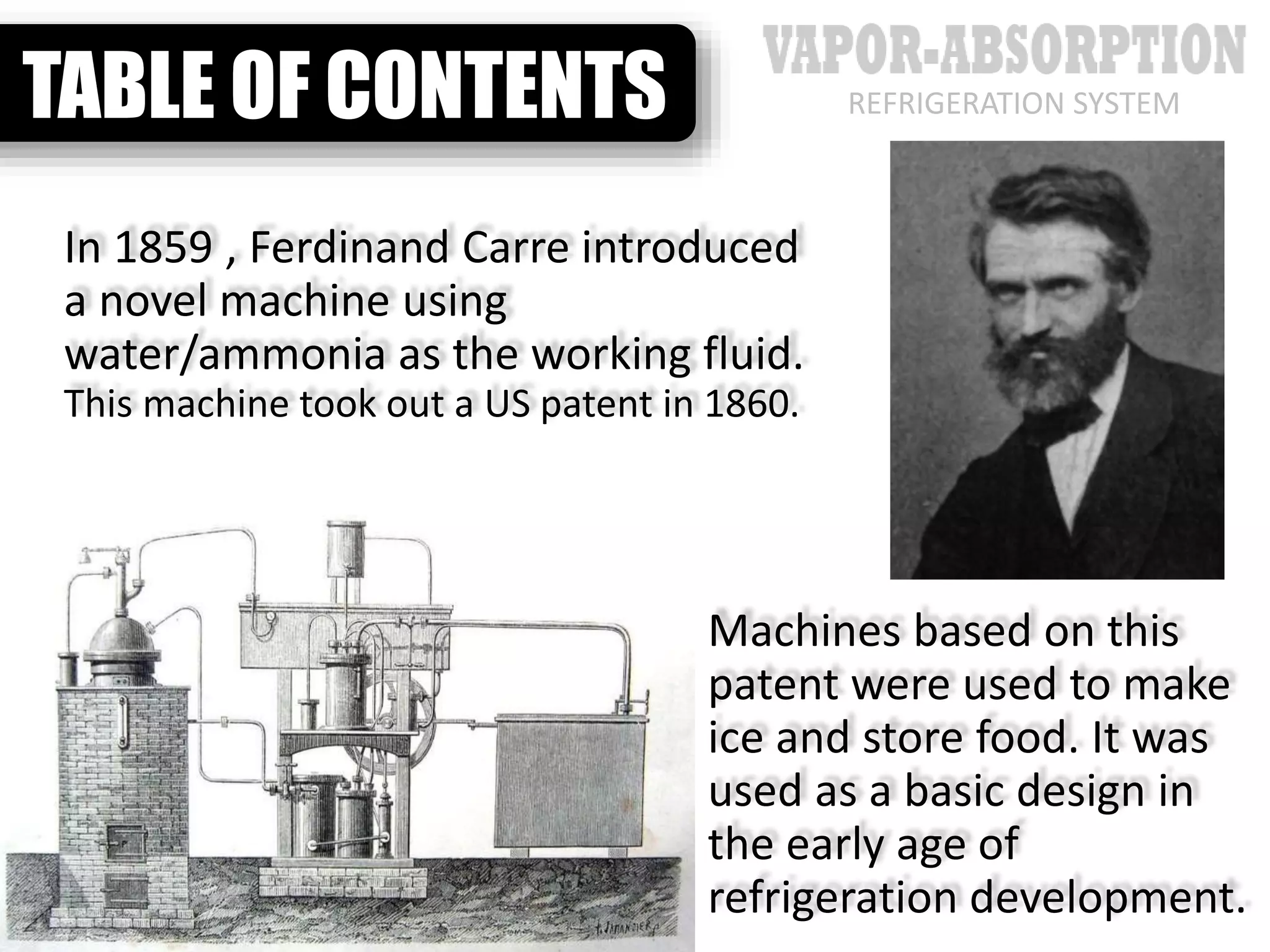 Intro to Vapor Absorption Refrigeration System | PPTX