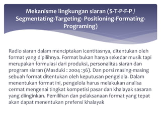 Pert. 2 format radio. | PPTX