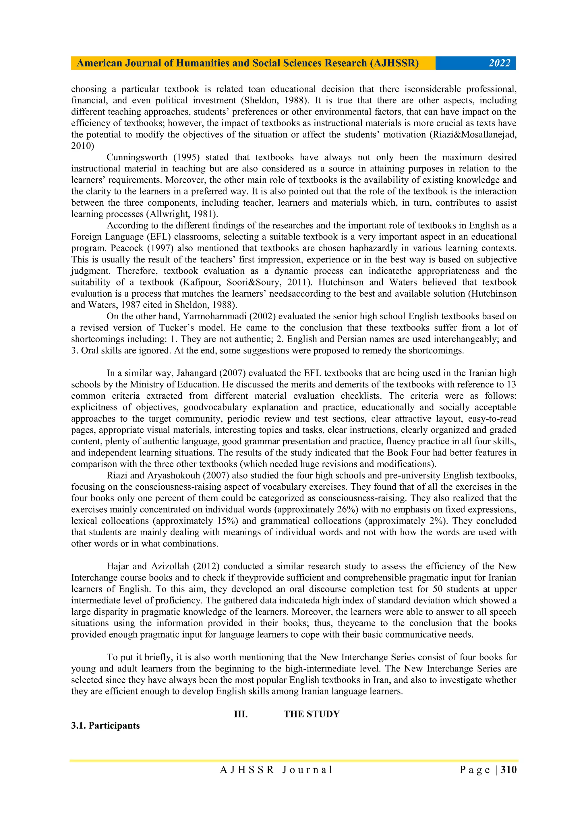 An Evaluation of the New Interchange Series | PDF