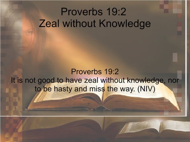 Zeal without-knowledge | PPT