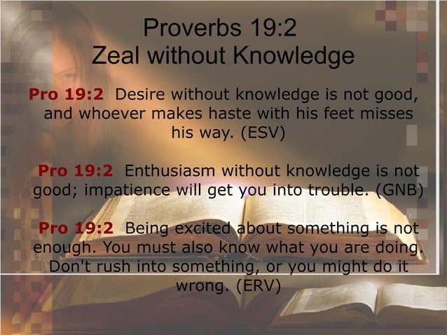Zeal without-knowledge | PPT