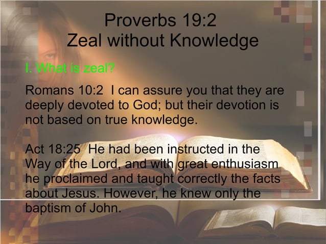 Zeal without-knowledge | PPT