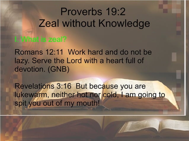 Zeal without-knowledge | PPT