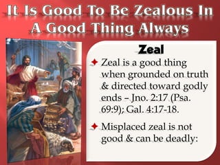 Zealous for good | PDF