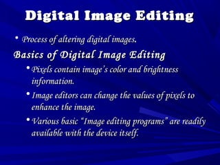 Digital image processing ppt | PPT